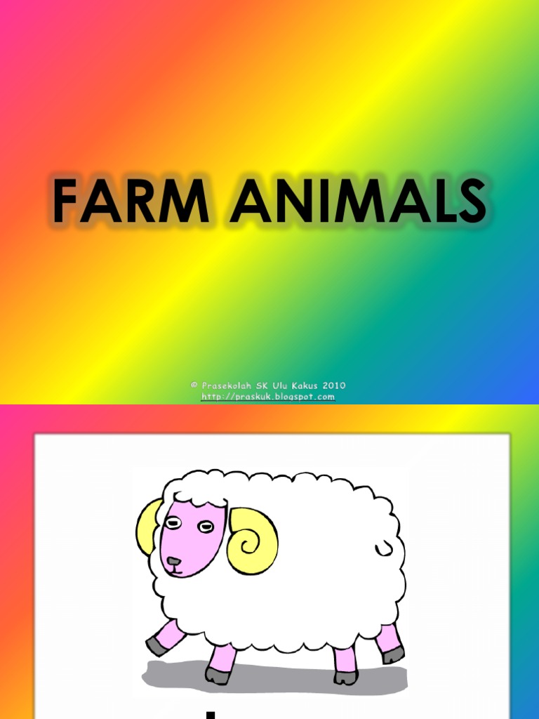 Farm Animals Powerpoint Slides | PDF