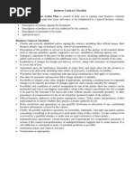 SAMPLE Contract Review Checklist | PDF | Indemnity | Government Information