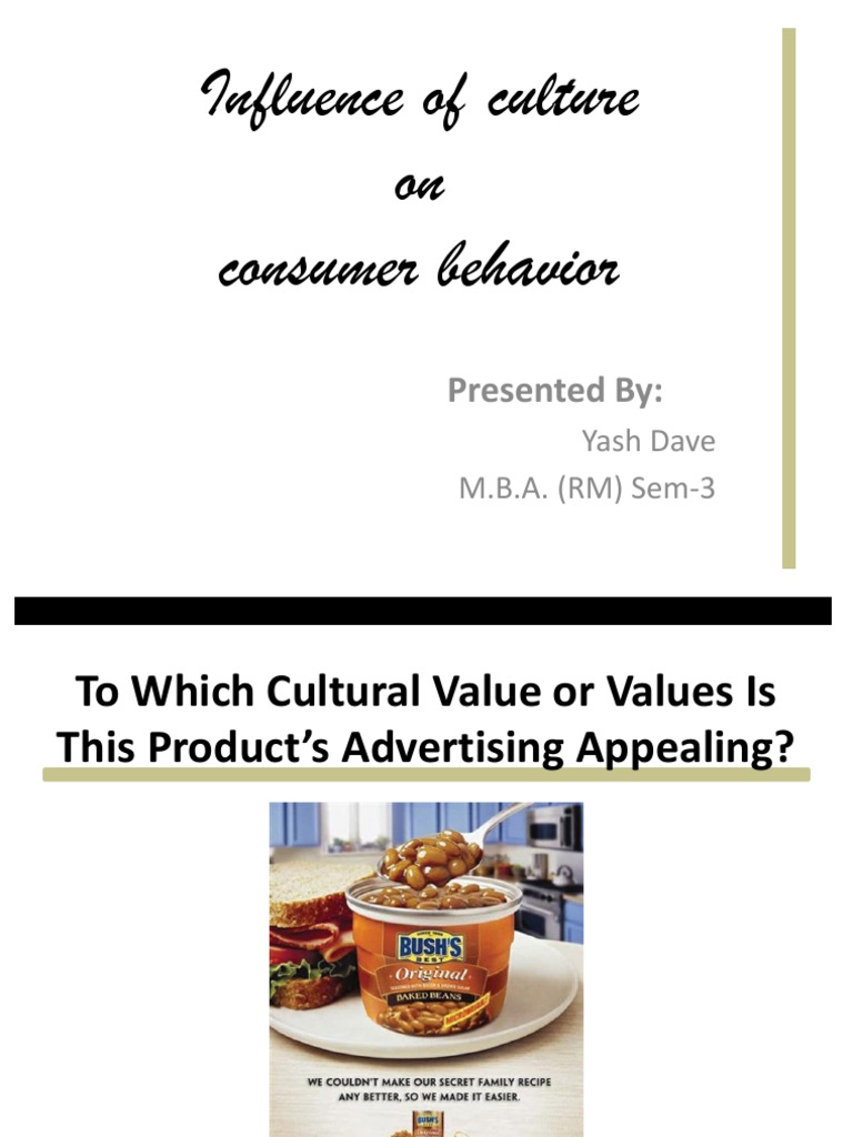 Culture & Consumer Behaviour | PDF | Behavior | Consumer Behaviour
