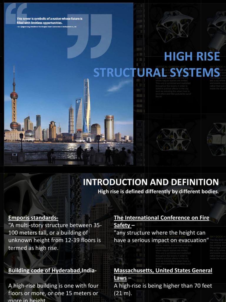 High Rise Structural System | PDF | Framing (Construction) | Concrete