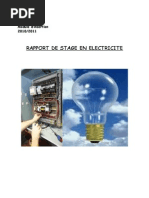 Rapport Du Stage Electrique PDF | PDF | Équipement | Puissance (physique)