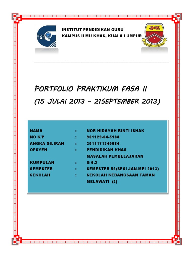 Portfolio Praktikum Fasa I | PDF