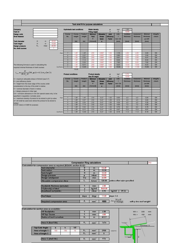 API2000 tank venting calcs.xls | Building Insulation | Civil Engineering