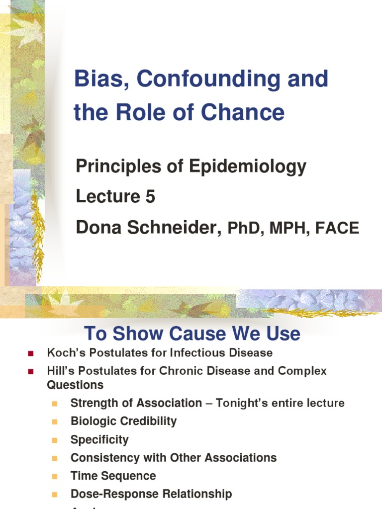 Misclassification Bias | PDF | Epidemiology | Bias
