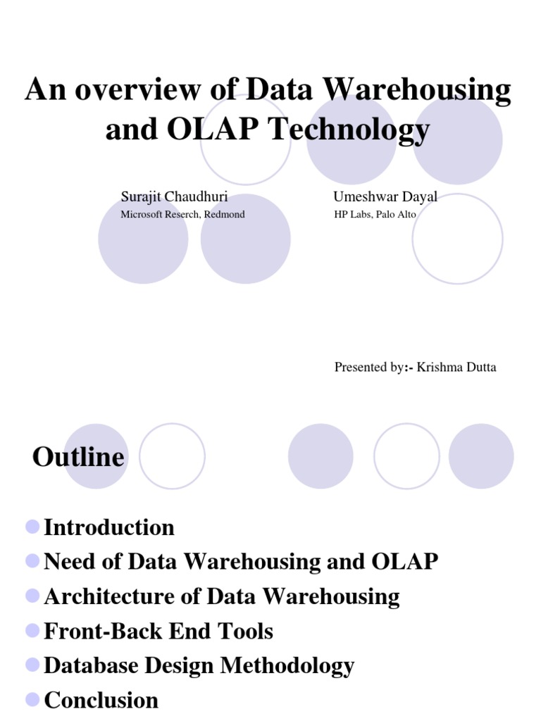 Data Warehousing and OLAP Technology | PDF | Data Warehouse | Databases