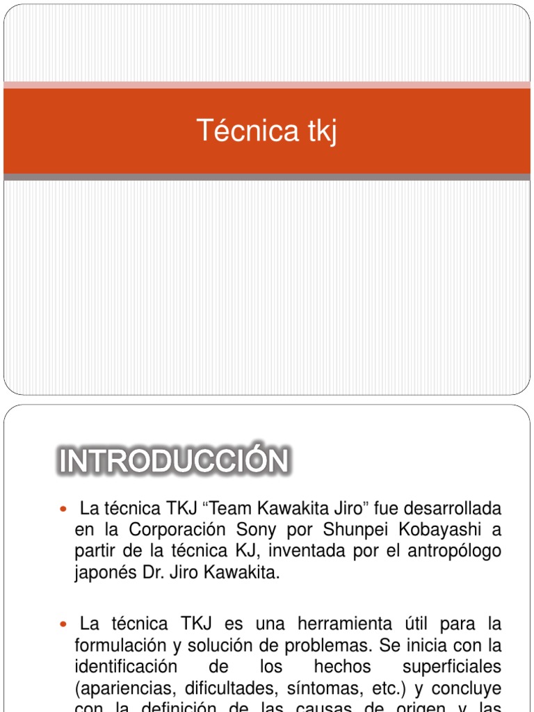 Técnica TKJ | PDF | Cognición | Ciencia cognitiva