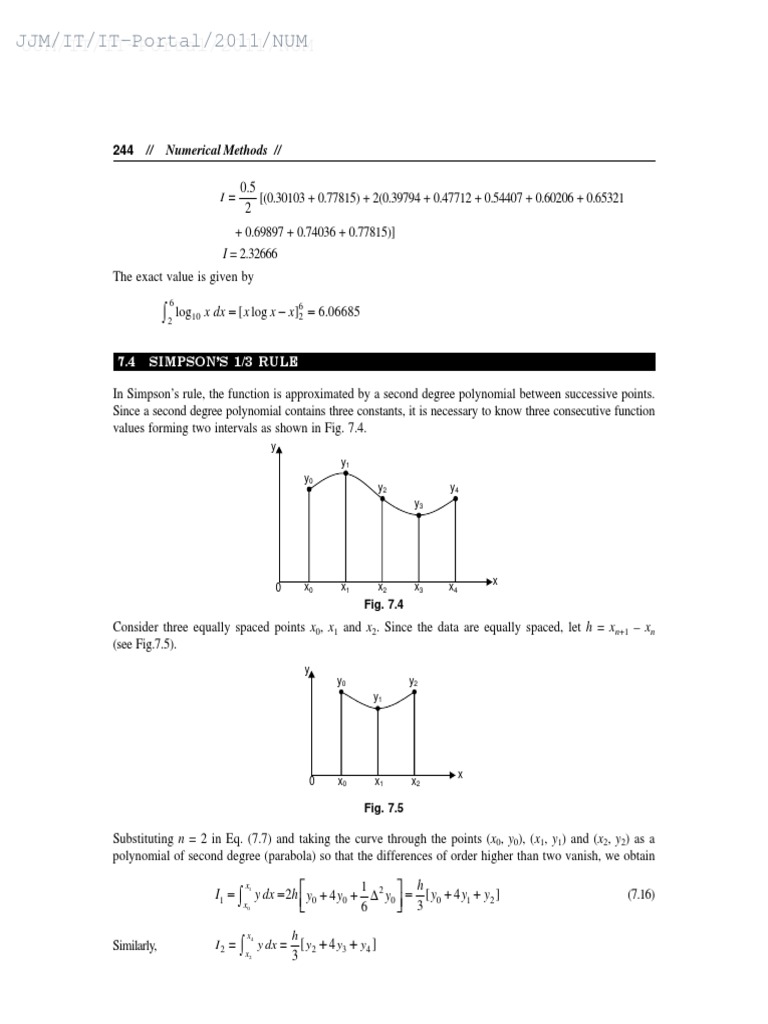Simpsons_rules.pdf | Integral | Numerical Analysis