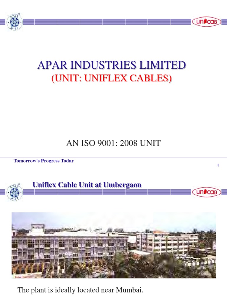 Uniflex Presentation.pdf | Cable | Electrical Wiring