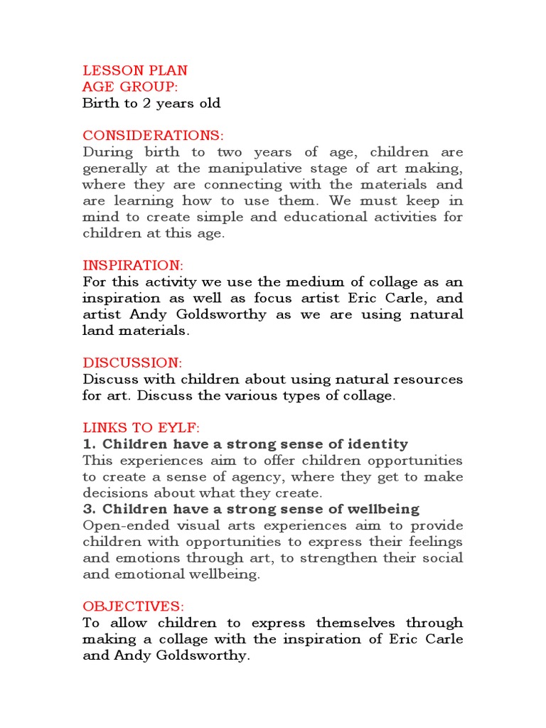 Lesson Plan b-2 | PDF