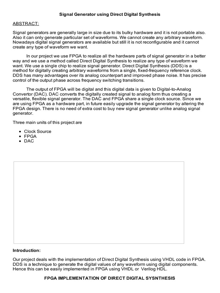 Wave Generation In Fpga Pdf Amplitude Phase Waves