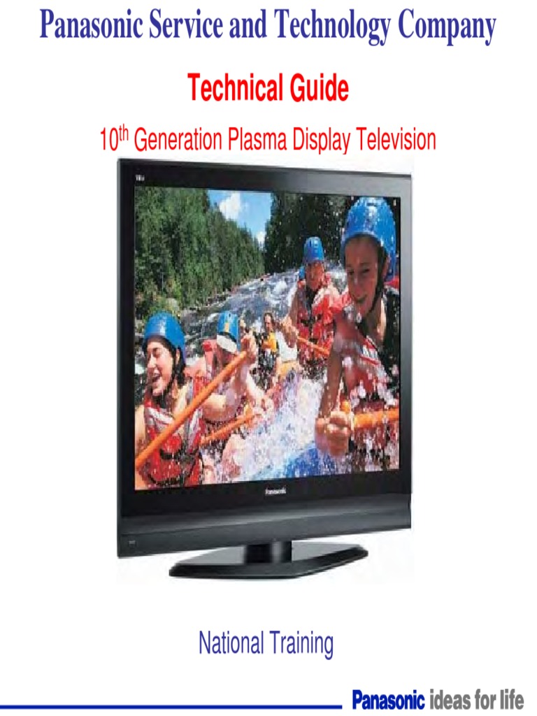 Panasonic 10th Gen PDP TV Training Manual PDF | PDF | Power Supply | Video