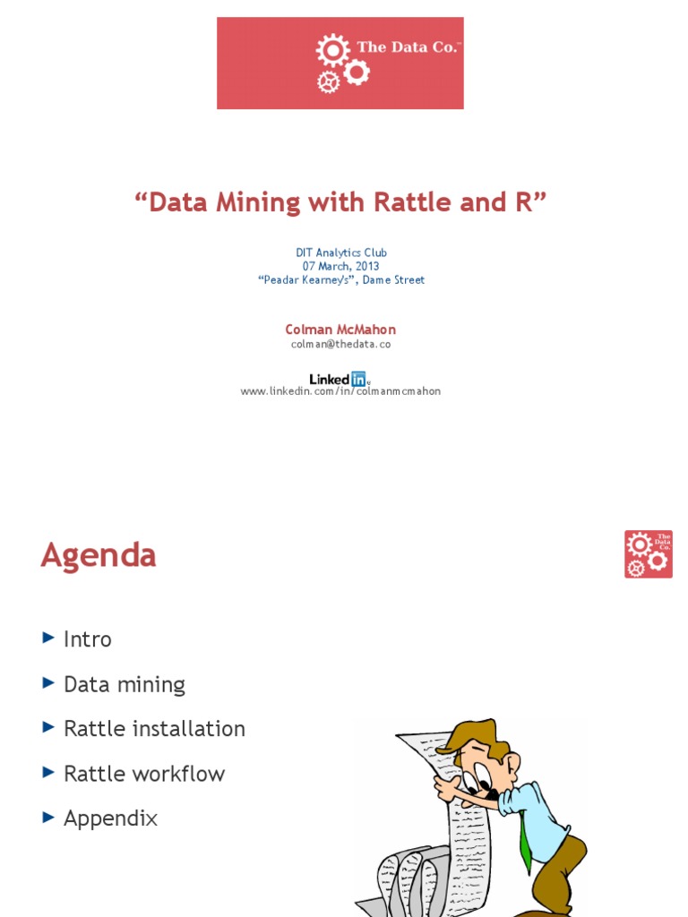 McMahon Data Mining Rattle-R | PDF | R (Programming Language) | Statistics