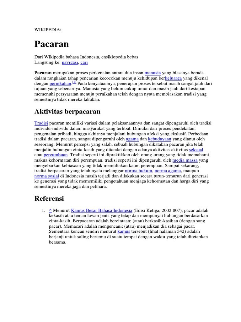 Dampak Pacaran | PDF