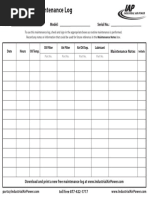 Chiller Maintenance Checklist | PDF | Electromechanical Engineering ...