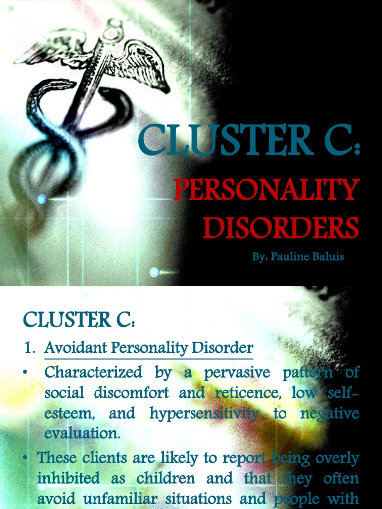 Personality Disorders Cluster C | Download Free PDF | Personality ...