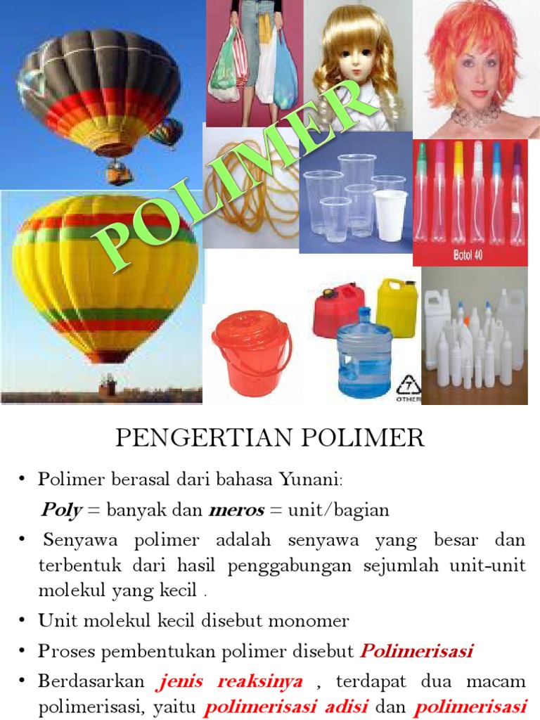 Polimer: Definisi, Jenis, dan Contoh | PDF