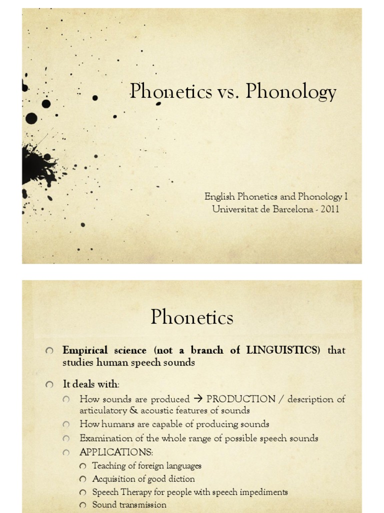 Phonetics_Phonology.pdf | Phoneme | Phonetics