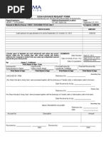 Cash Advance Liquidation Form | PDF