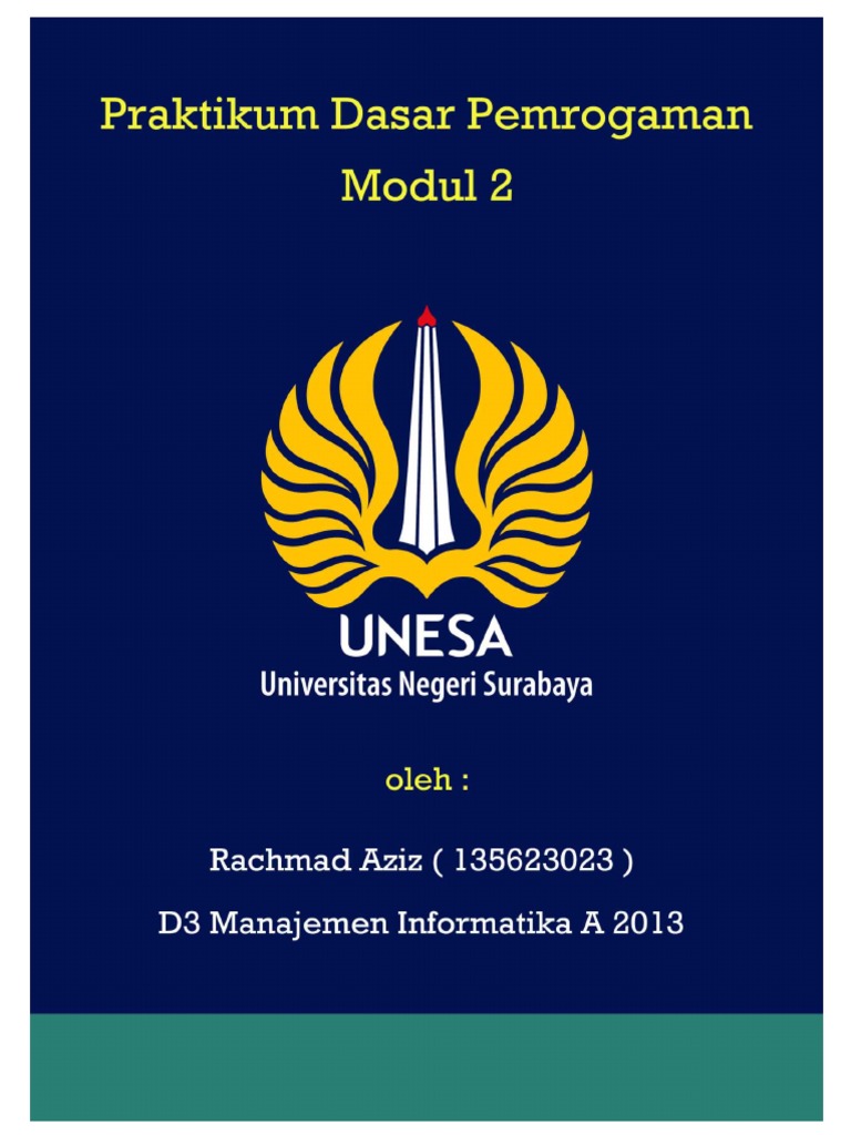 Modul2-Daspro (135623023-Rachmad Aziz) | PDF