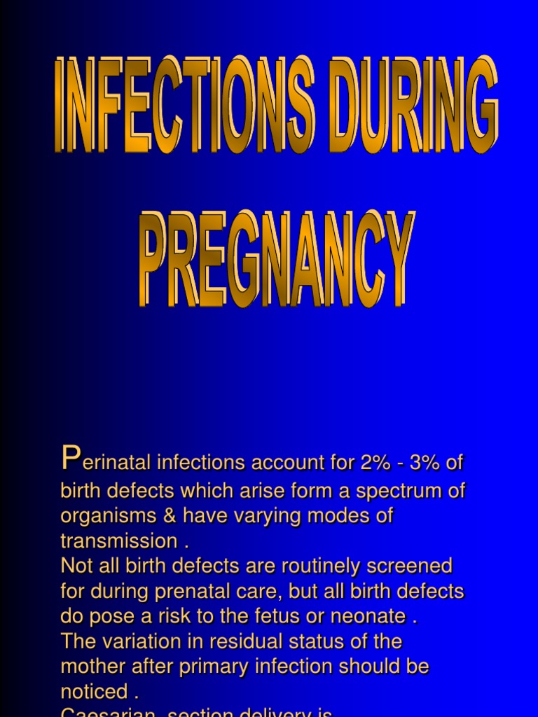 Perinatal Infections and Risks in Pregnancy | PDF | Hepatitis | Herpes ...