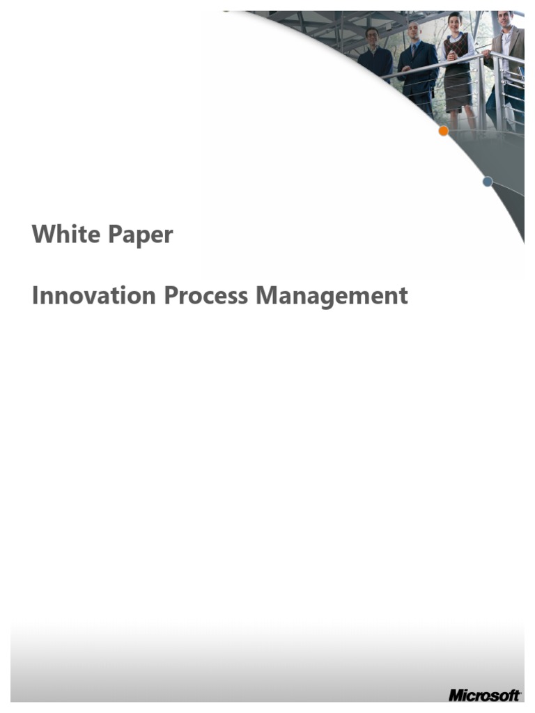 White Paper Innovation Process Management | PDF | Collaboration ...