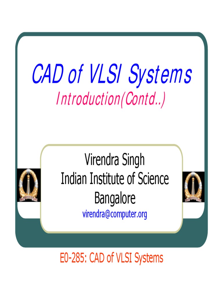 VLSI Systems CAD: Algorithms Overview | PDF | Vertex (Graph Theory ...