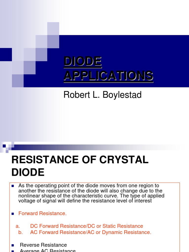 2 (1) .DIODE APPLICATIONS - Final | PDF | Rectifier | Diode