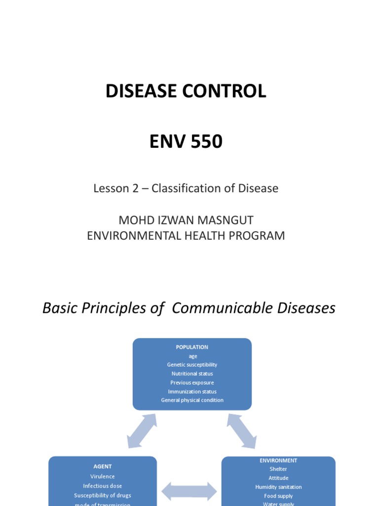 Lesson 2 - Classification of diseases.ppt | Transmission (Medicine ...