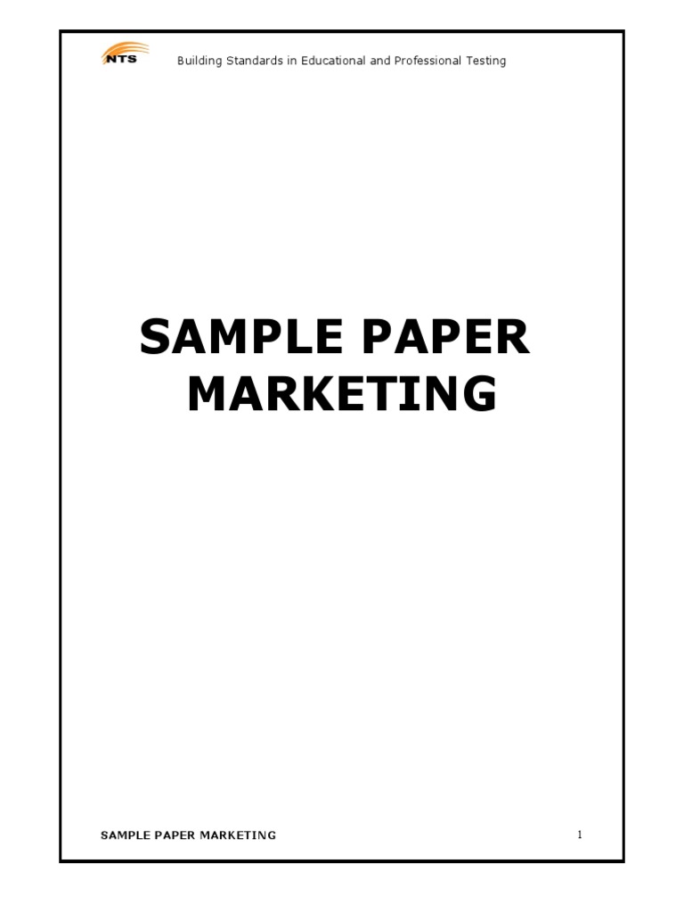 Standards for Educational Testing Papers | PDF | Brand | Marketing