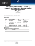 Cargo Interchange Message Procedures | PDF | Cargo | Airport