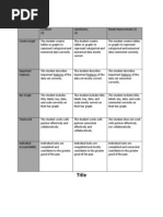 Graph Rubric | PDF