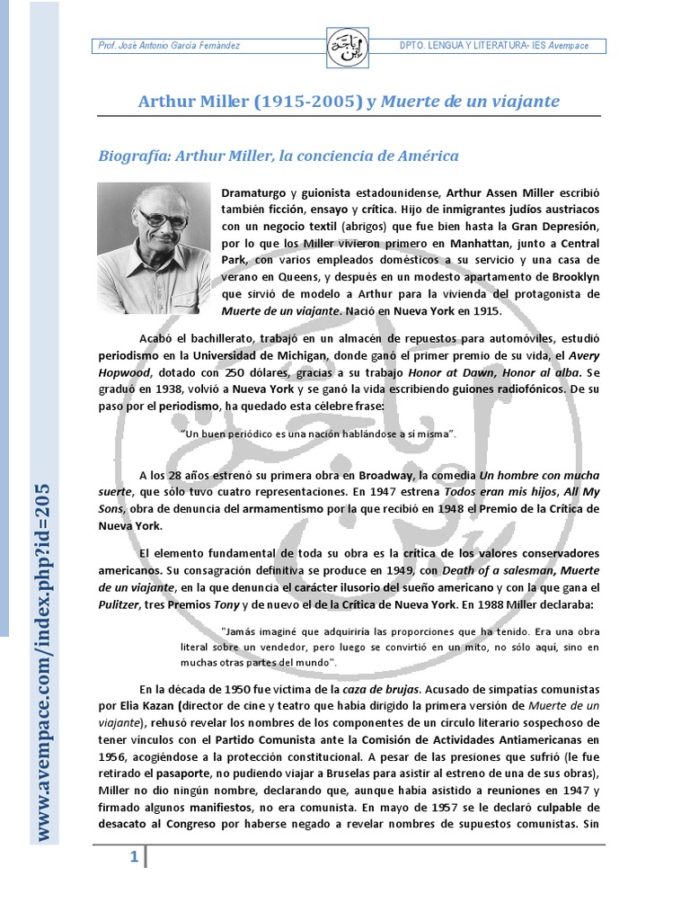 Arhur Miller | PDF