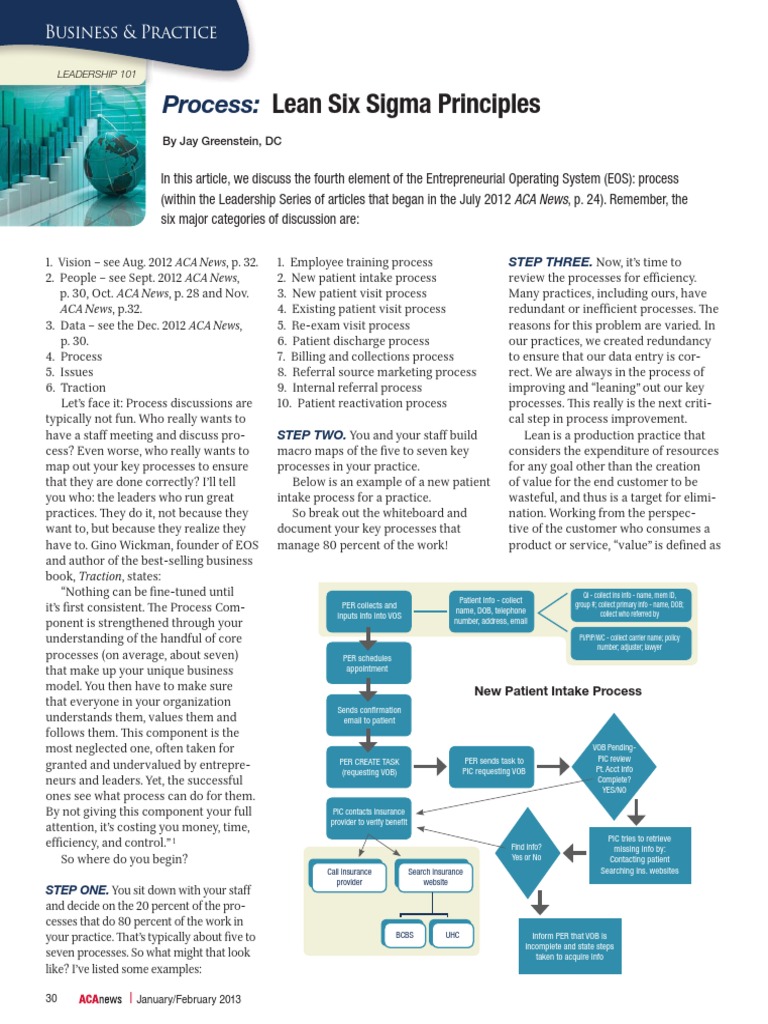 Lean Six Sigma Principles | PDF | Business Process | Six Sigma