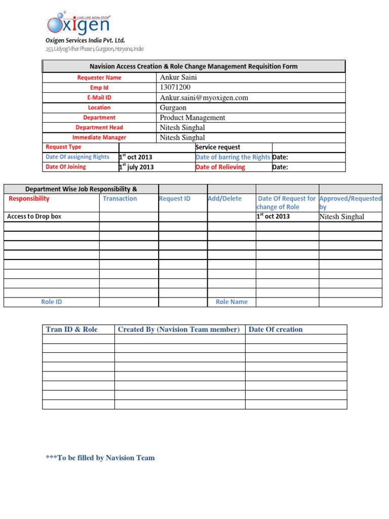 CMR Form | PDF