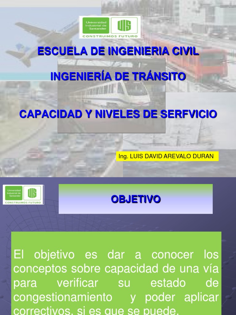 Capacidad y Niveles de Servicio | PDF | La carretera | Peatonal