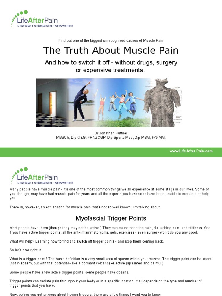 Trigger Point Manual PDF | PDF | Myofascial Trigger Point | Health Sciences