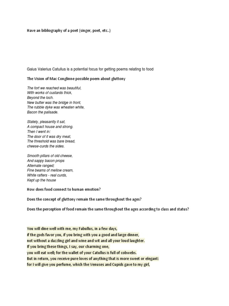 Exploring Food in Ancient Poetry | PDF | Foods | Poetry