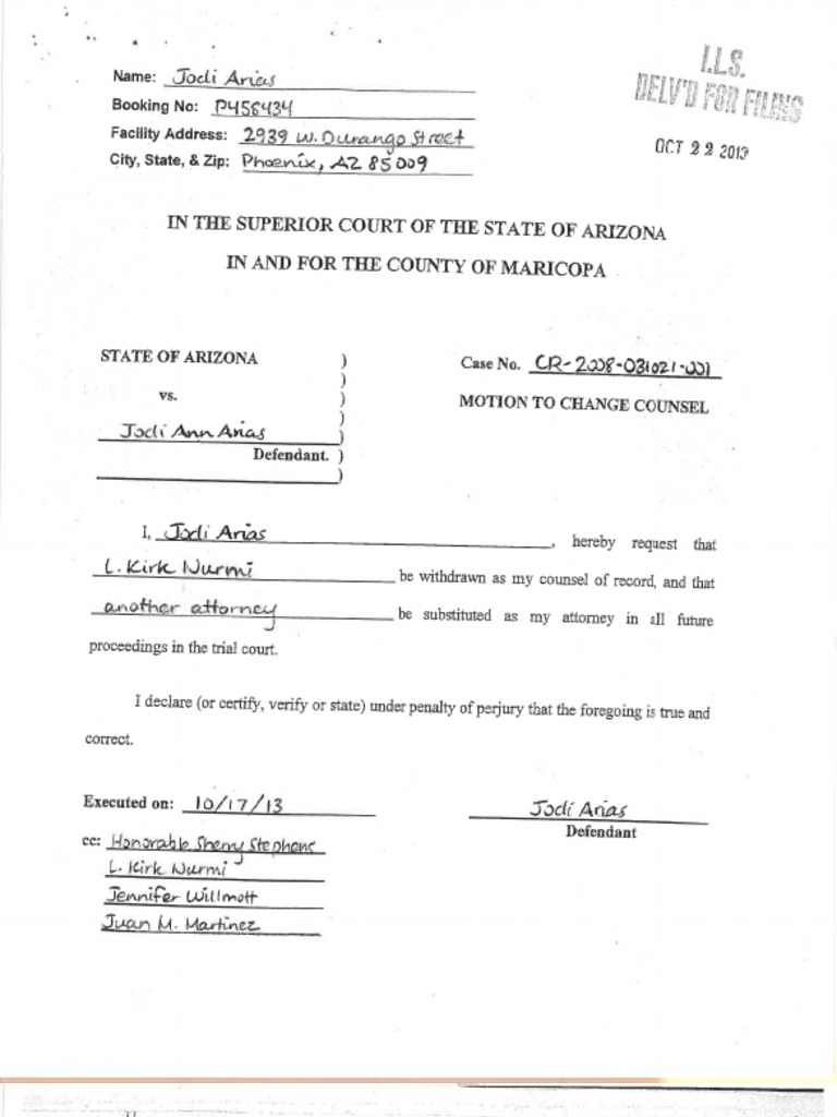 Jodi Arias Letter PDF | PDF