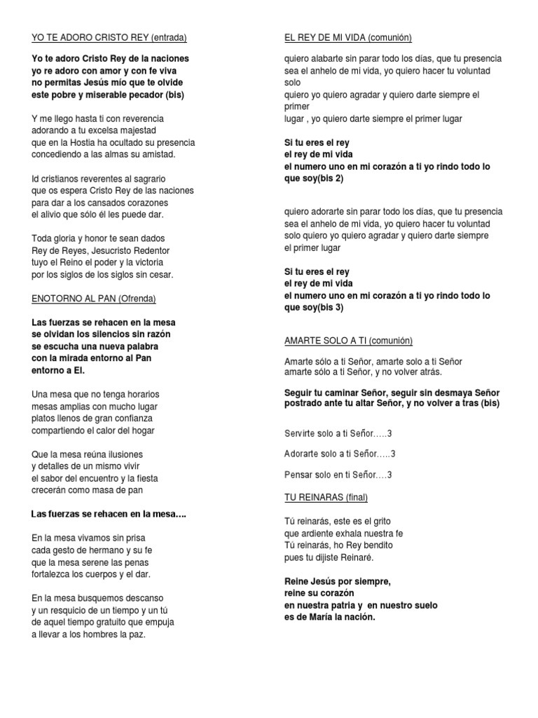 Cantos de La Misa | Misa (liturgia) | Biblia