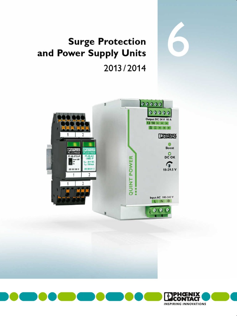 Surge Protection | PDF | Electrical Connector | Power Supply