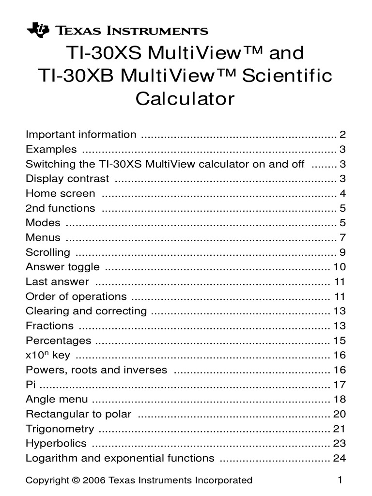 Cima Online Calculator Manual | PDF | Trigonometric Functions ...