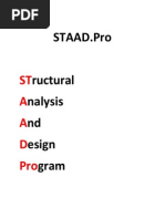 STAAD - Pro V8i Modeling Guide | PDF | Menu (Computing) | Icon (Computing)