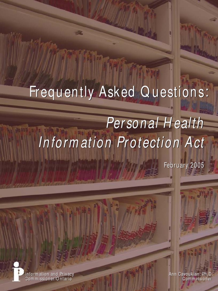 PHIA - Questions and Answers | PDF | Health Care | Discovery (Law)