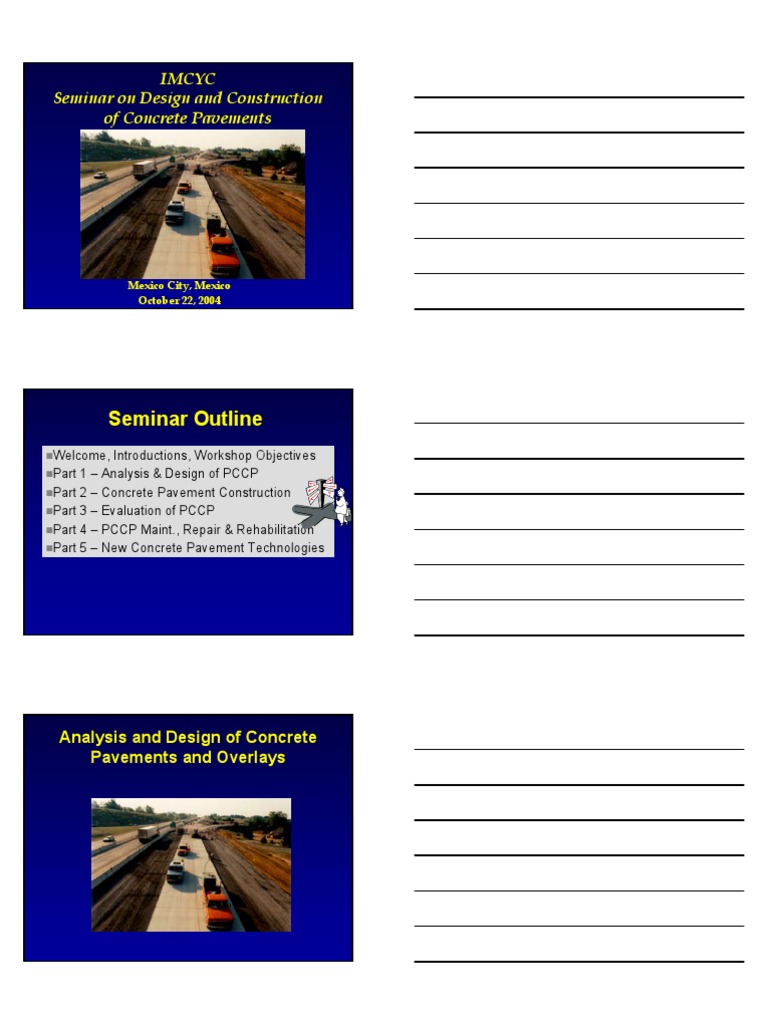 1 - Analysis & Design of PCCP - Shiraz | PDF | Road Surface | Strength ...