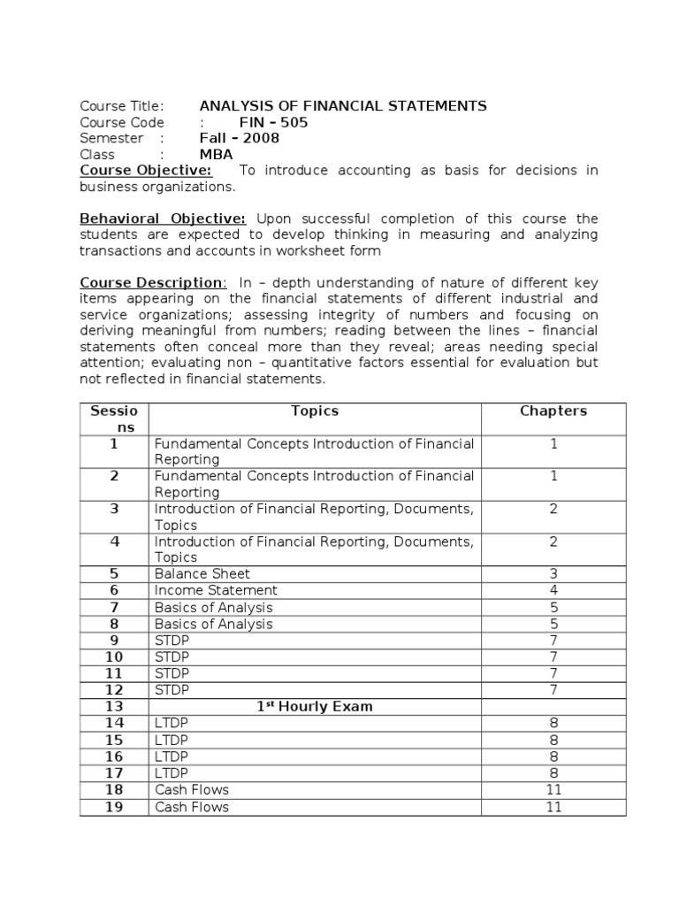 AFS.doc | Financial Statement | Test (Assessment)