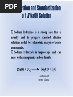 Analysis of Sodium hypochlorite | PDF | Titration | Chemistry