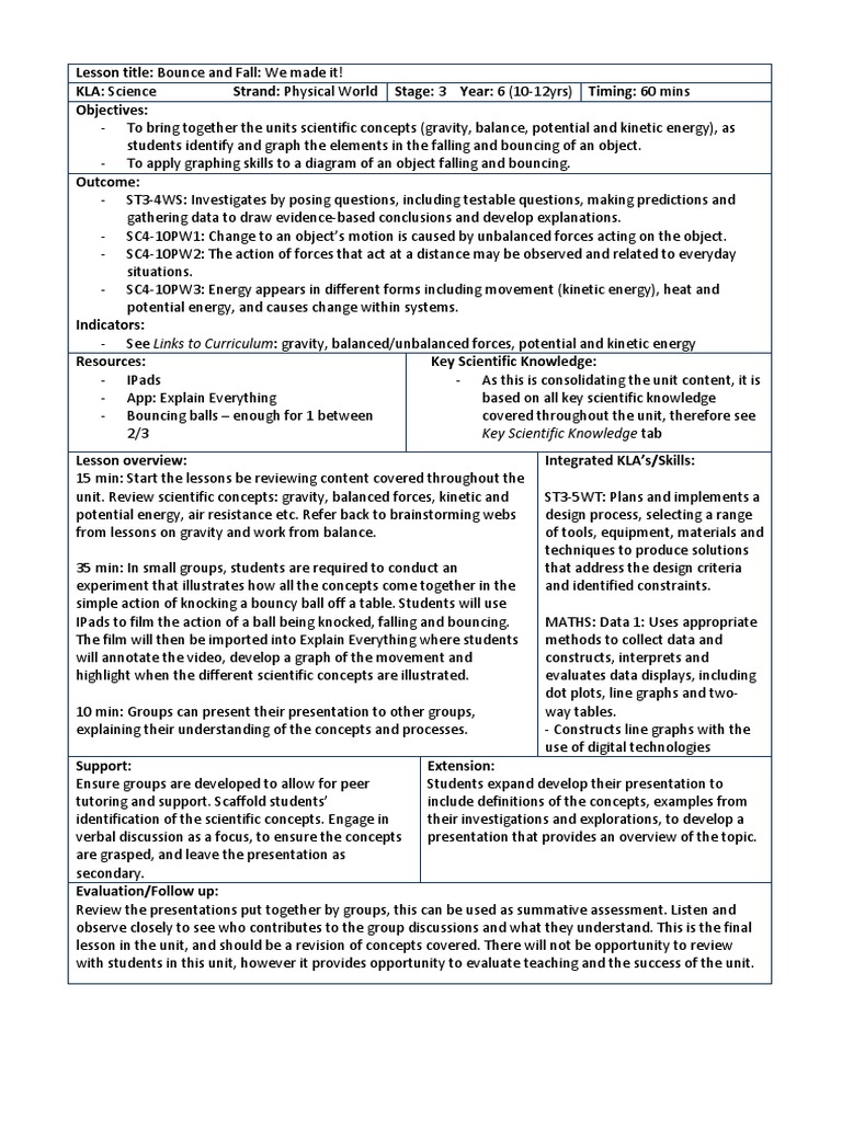 Lesson 3 | PDF | Gravity | Science