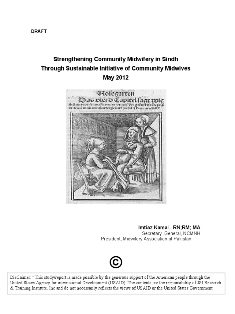 Strengthening Community Midwifery in Sindh Through Sustainable ...