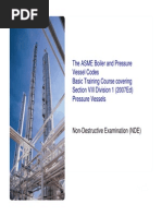 NDE Methods and Requirements Matrix | PDF