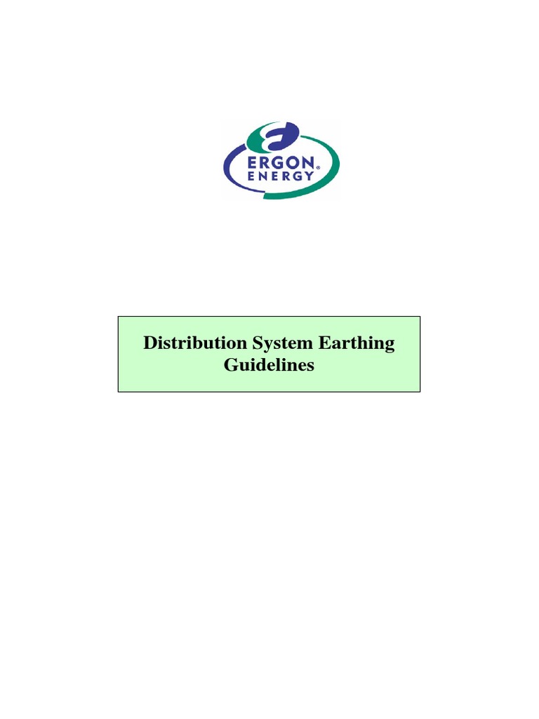 Distribution System Earthing Guidelines PDF | PDF